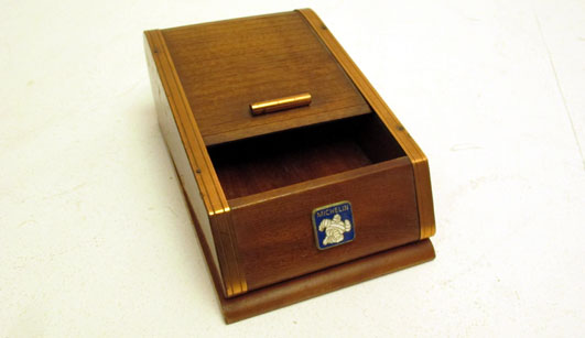 Lot 152 - A 'Michelin Tyres' Roller-top Desk