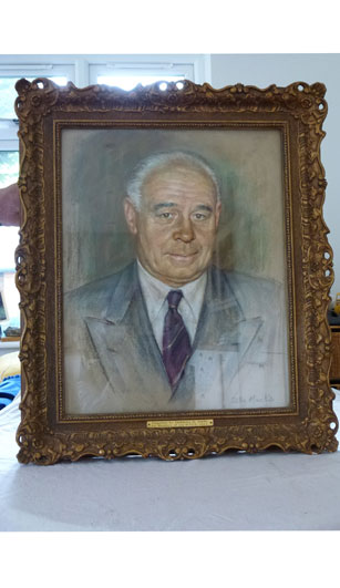 Lot 225 - A Pastel Portrait of Charles Ward, the late