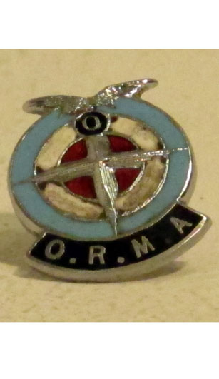 Lot 234 - An 'ORMA' Enamelled Lapel Badge