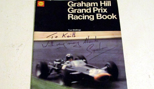 Lot 248 - 'Graham Hill's Grand Prix Racing Book'