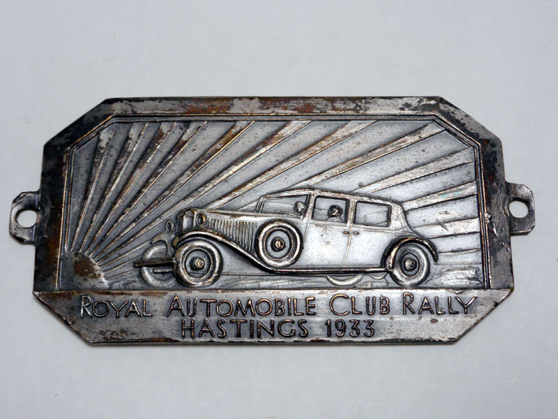 Lot 247 - Royal Automobile Club Hastings Rally