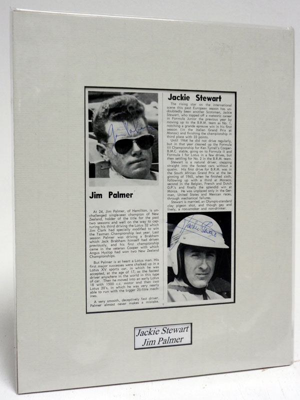 Lot 253 - Motor Racing Autographs