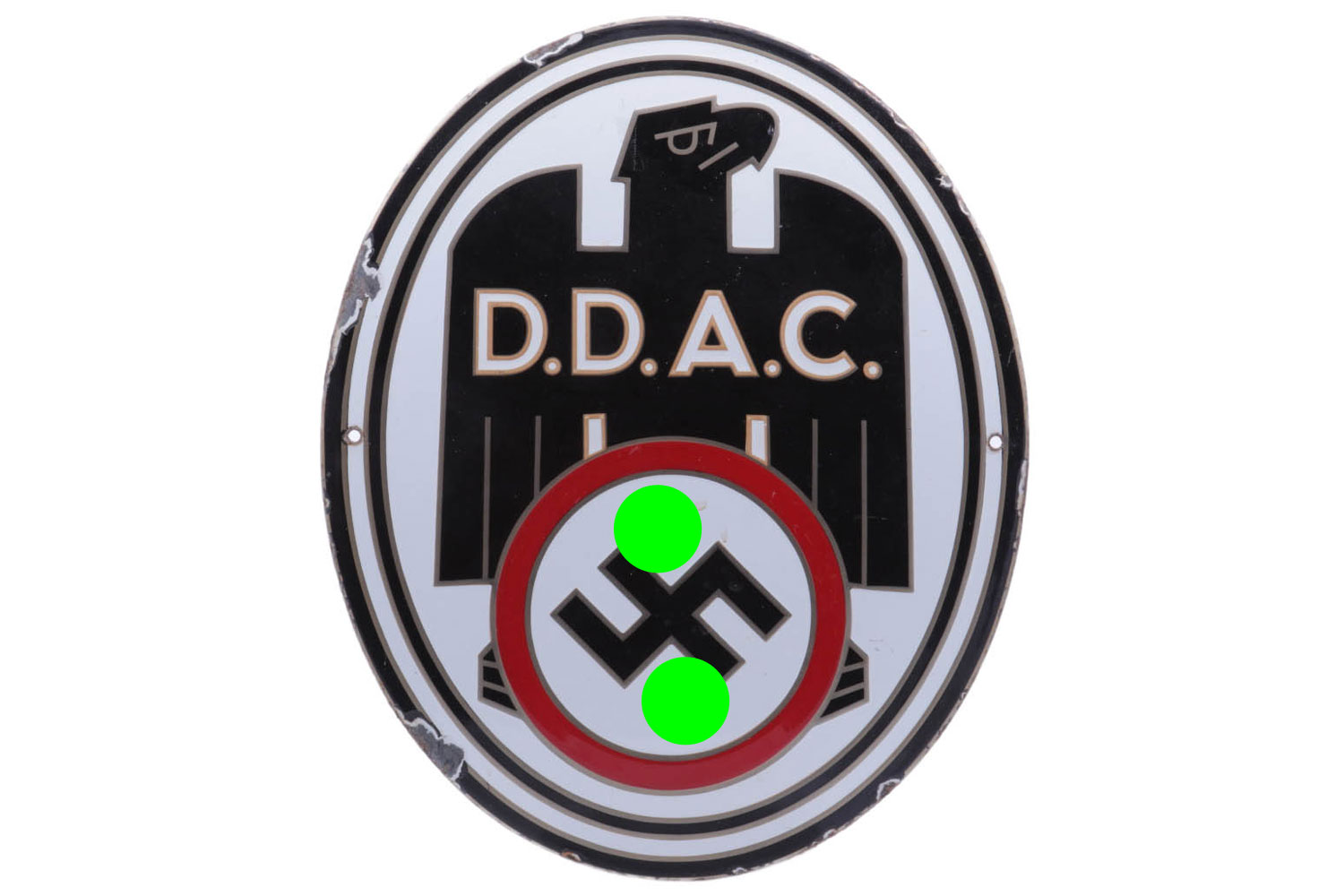 Lot 133 - A Rare DDAC German Automobile Club Enamel