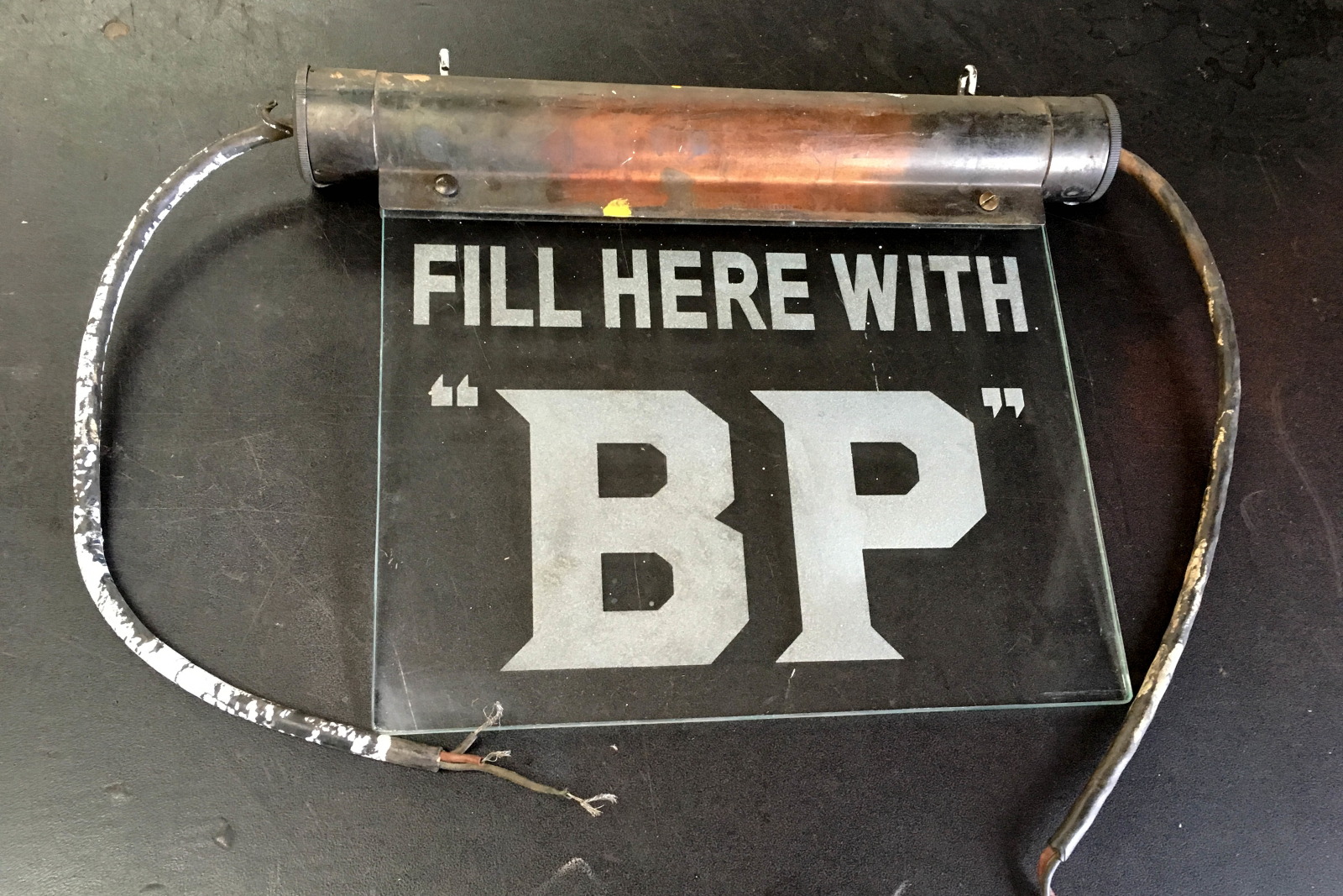 Lot 55 - A Rare BP Illuminated Sign, 1930s