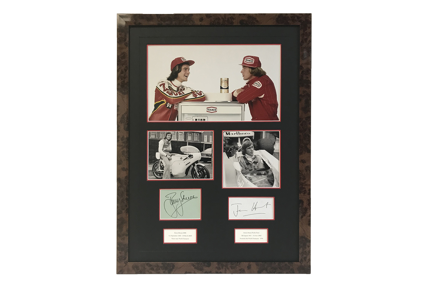 Lot 113 - James Hunt & Barry Sheene Signed