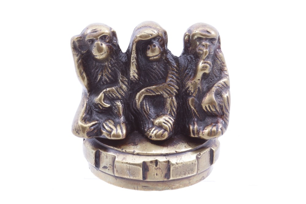 Lot 321 - Three Wise Monkeys Accessory Mascot