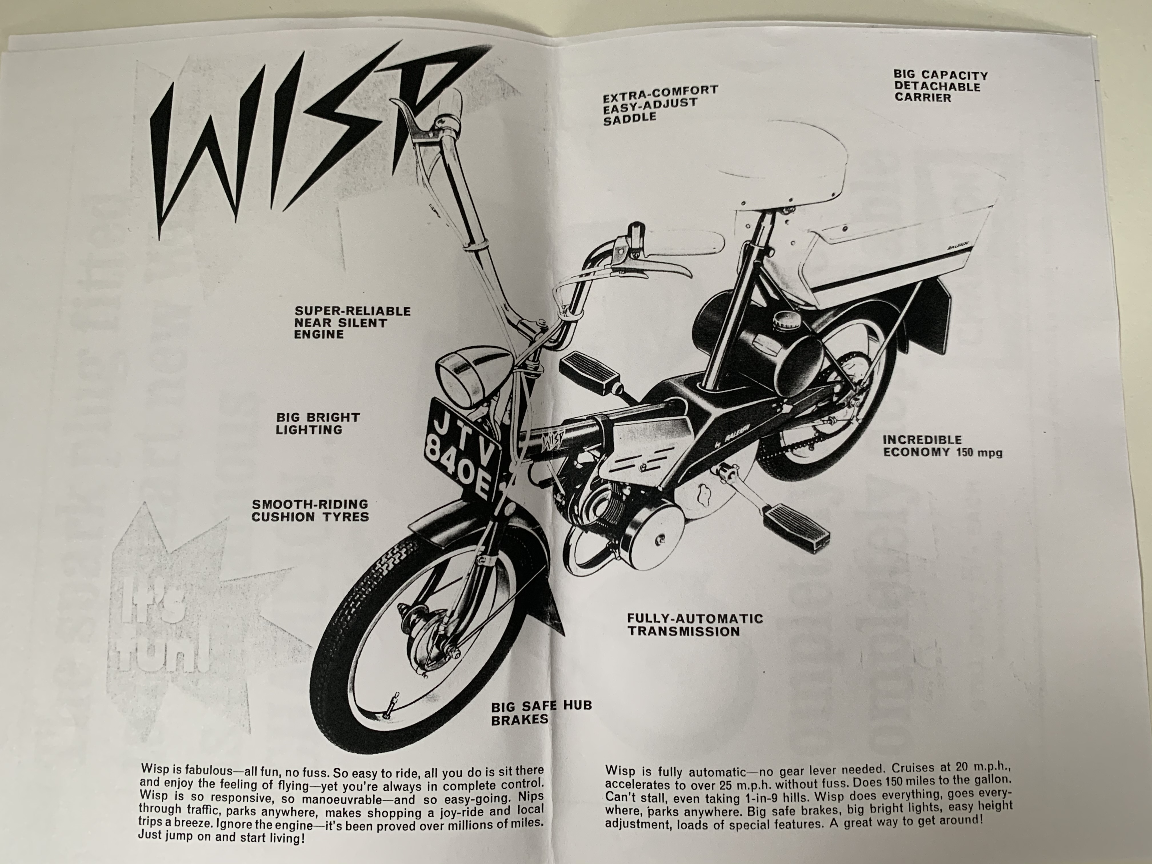 Lot 202 - 1967 Raleigh Wisp