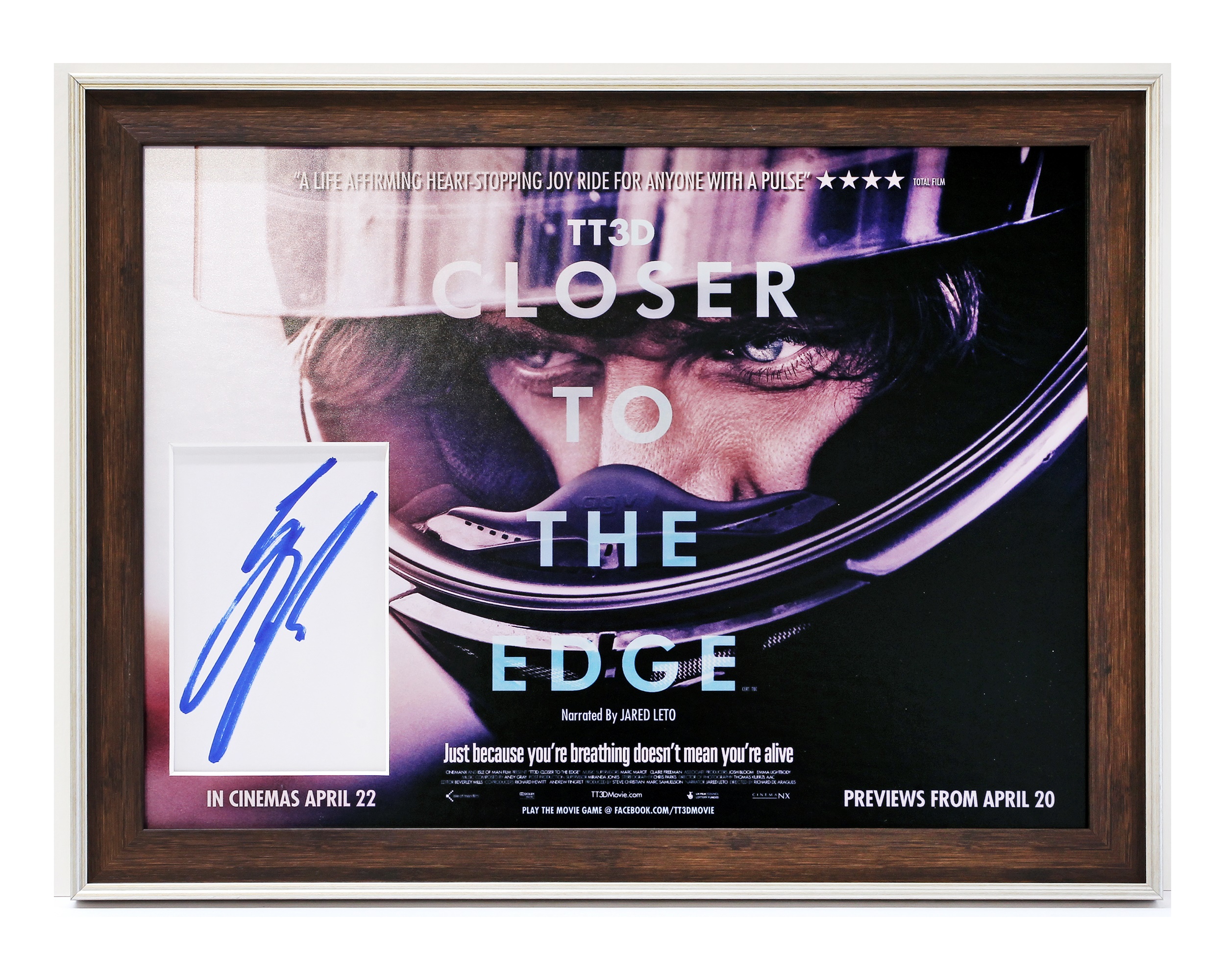 Lot 12 - Closer to the Edge / Guy Martin Autograph