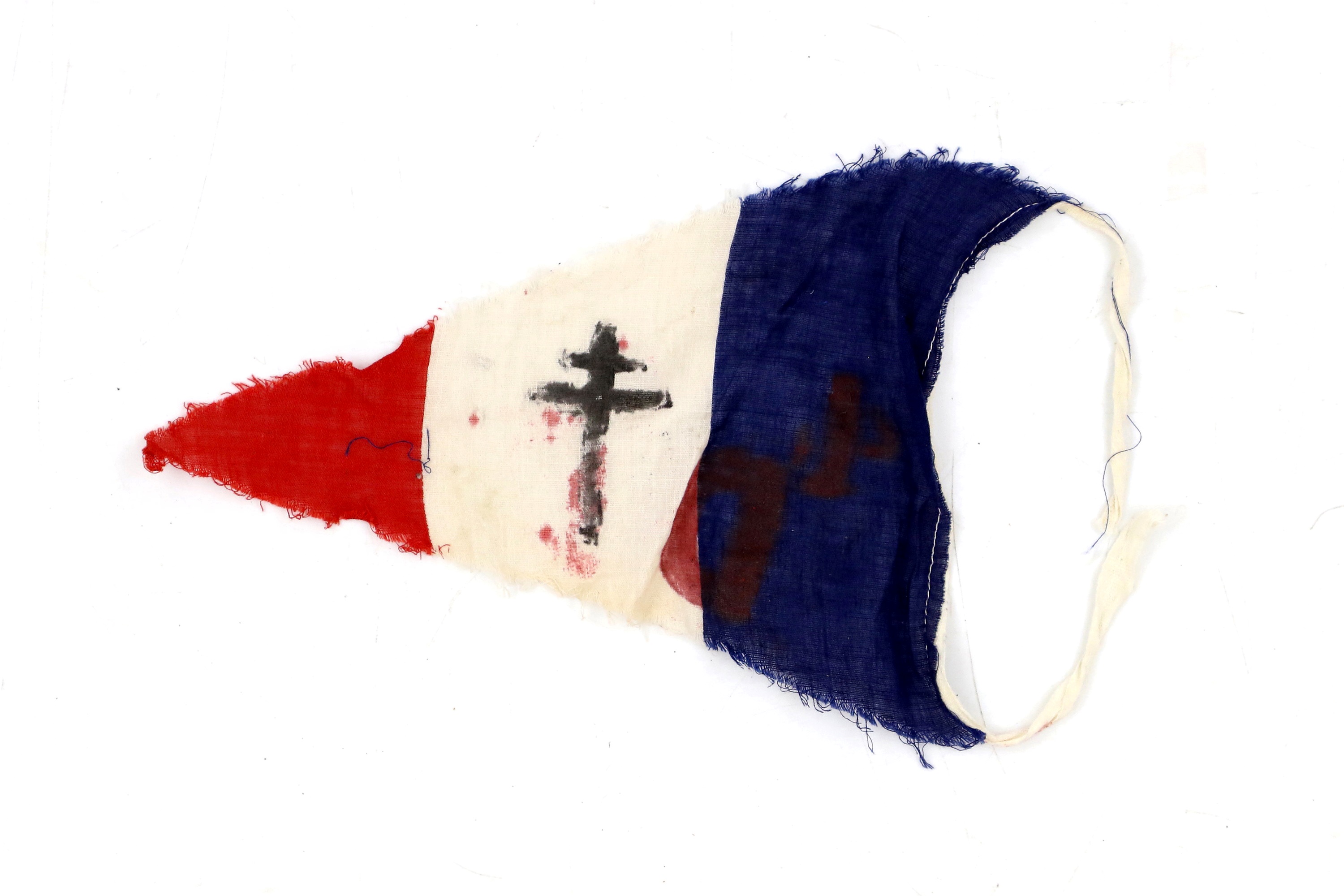 Lot 463 - World War II French Resistance Pennant Flag