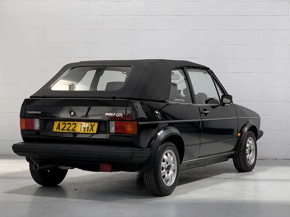 Lot 51 - 1983 Volkswagen Golf GTi Cabriolet