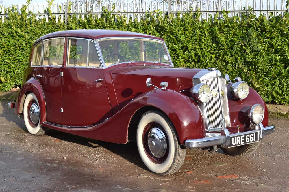 Lot 4 - 1950 Triumph Renown MK1 'Razor Edge' Saloon