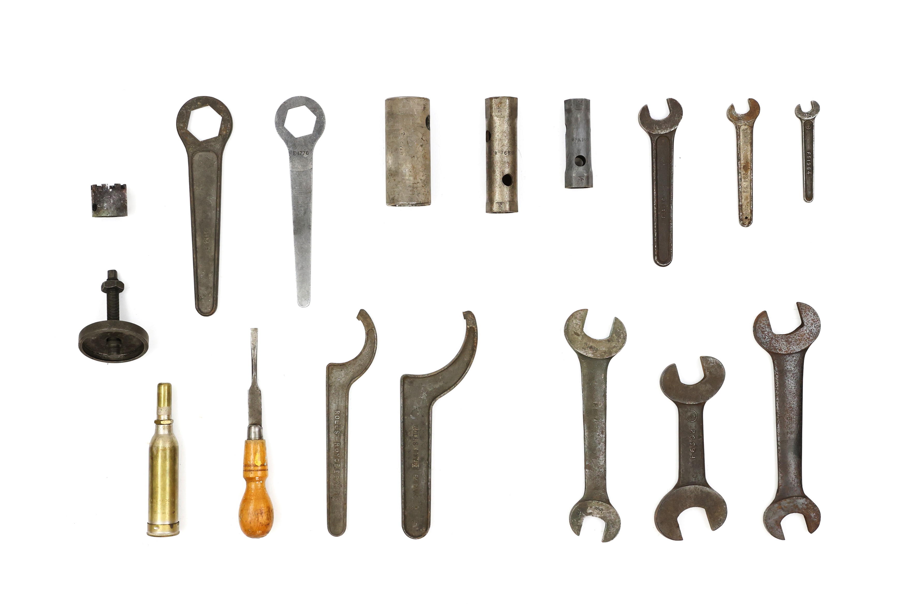 Lot 103 - Rolls-Royce 20HP Toolkit Items