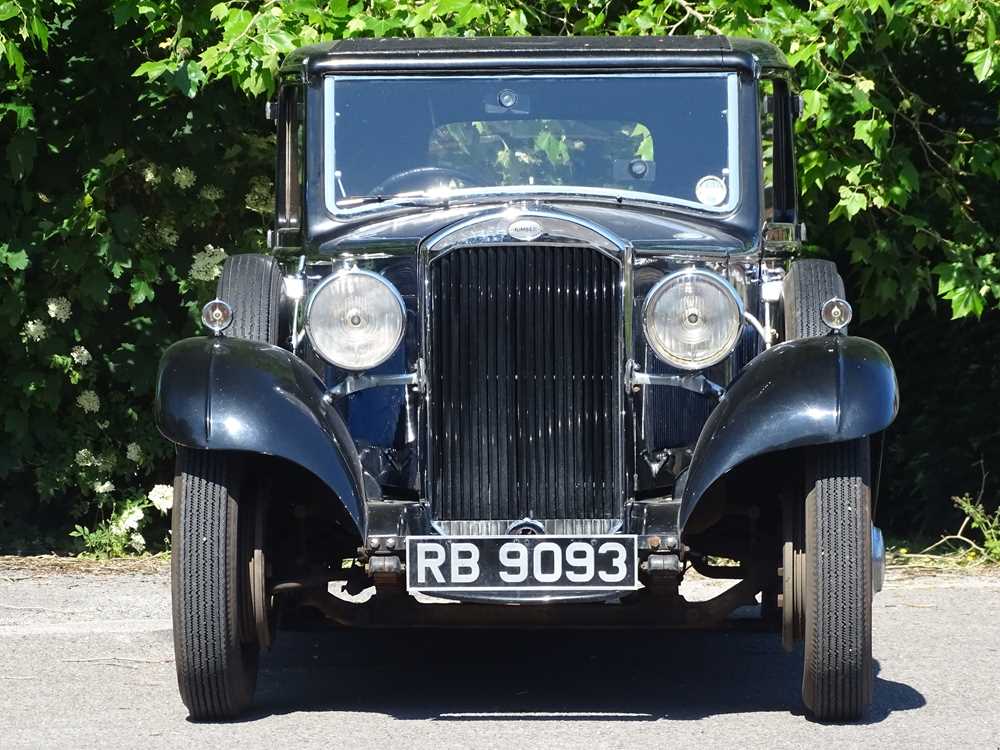 Lot 359 - 1933 Humber 16/60 Saloon