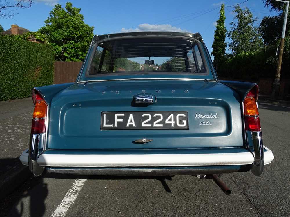 Lot 301 - 1968 Triumph Herald 1200 Saloon