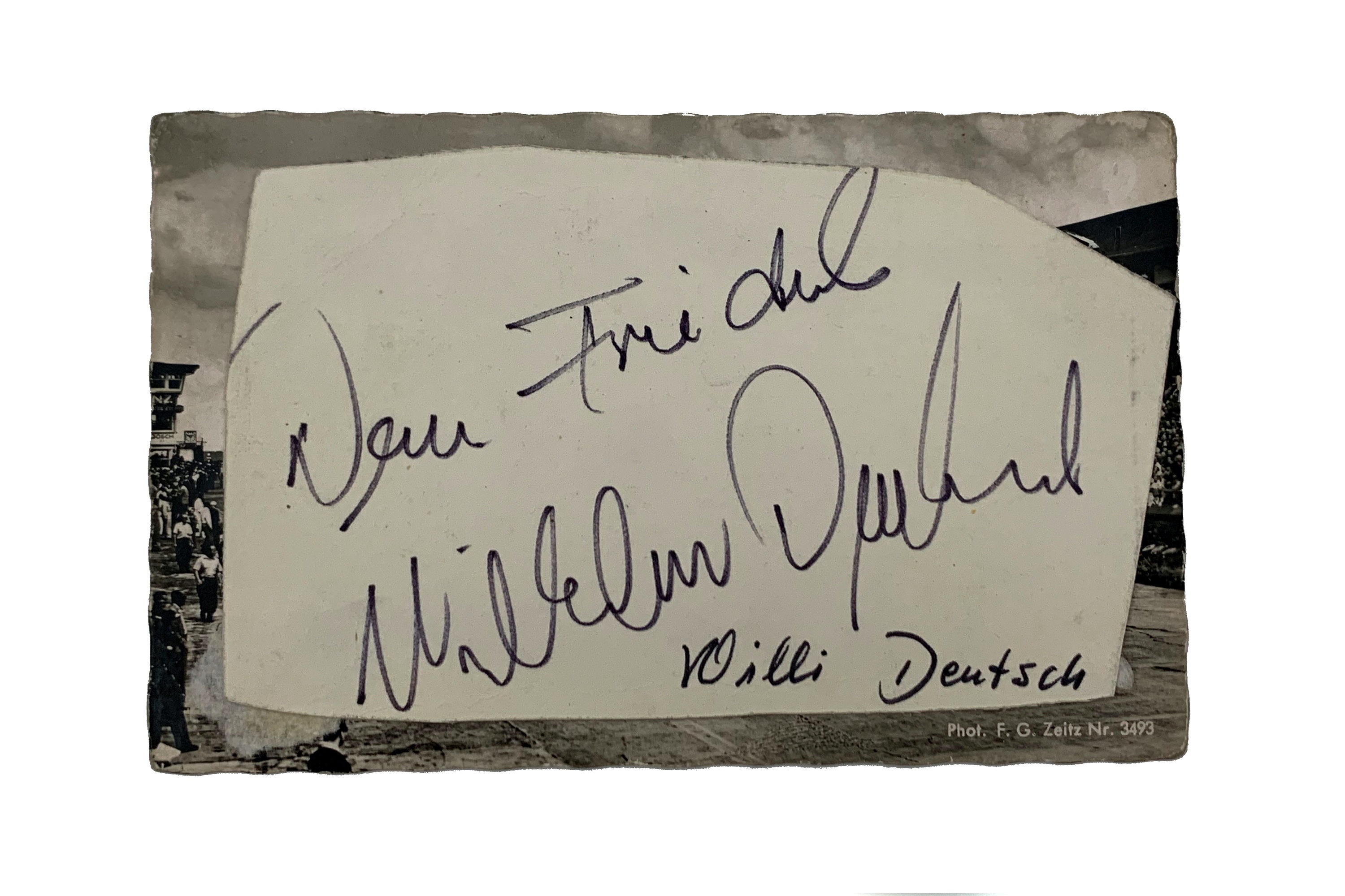 Lot 96 - A Signed Postcard Featuring Many Rare