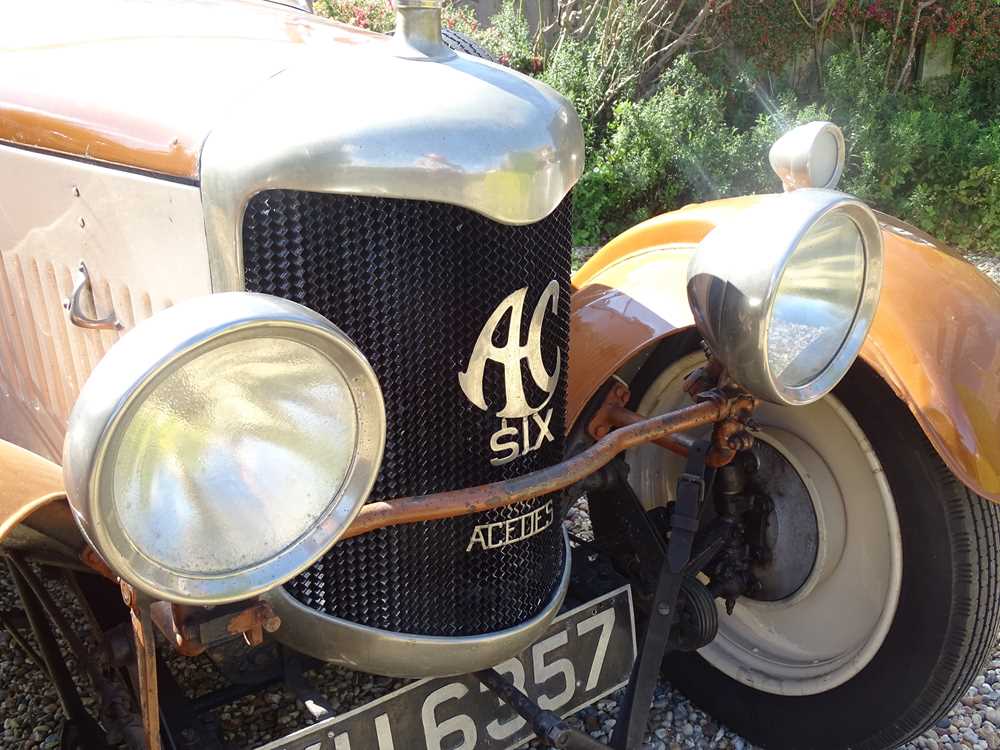 Lot 5 - 1926 AC Six Tourer