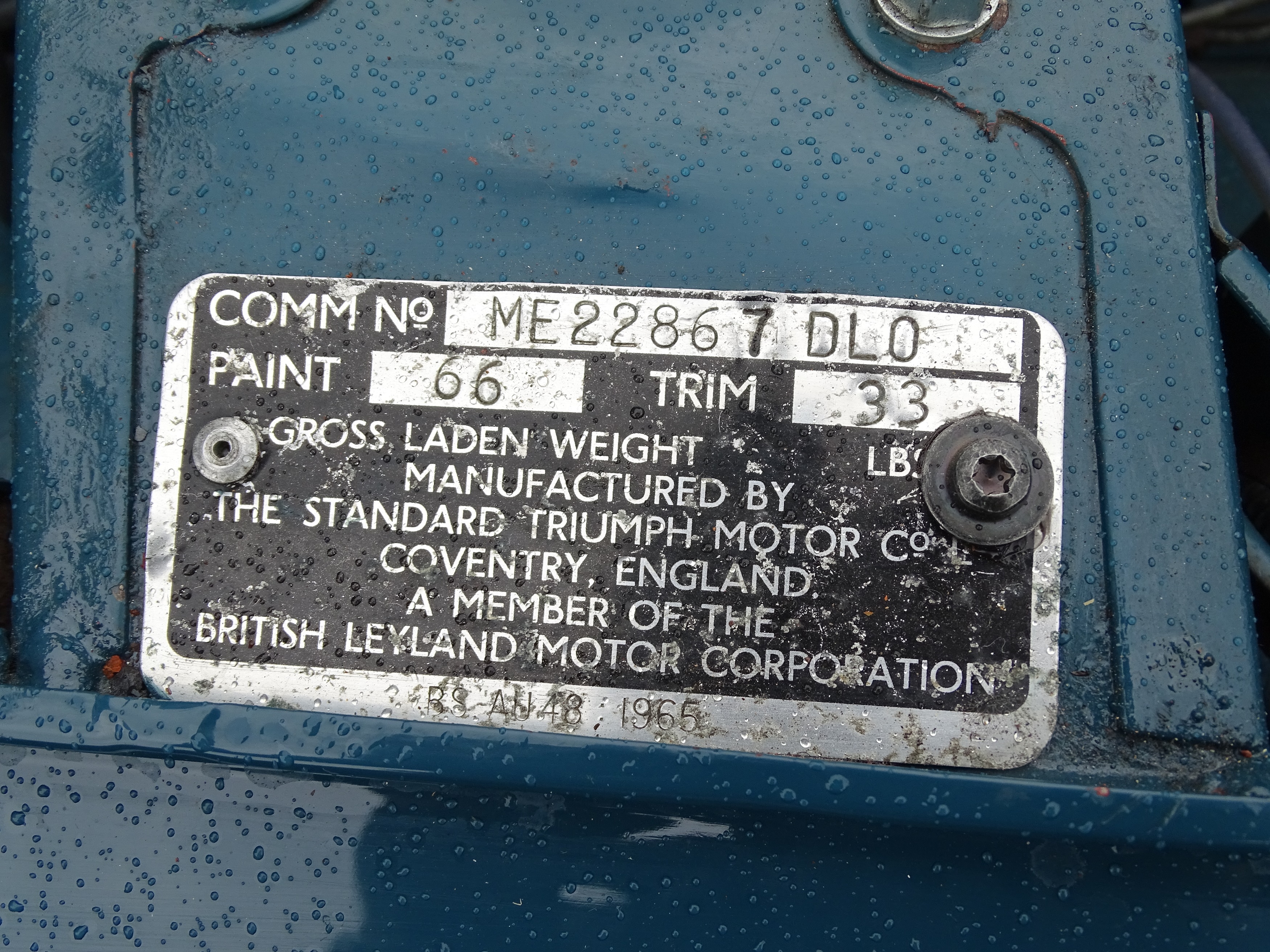 Lot 11 - 1970 Triumph 2000 MKII