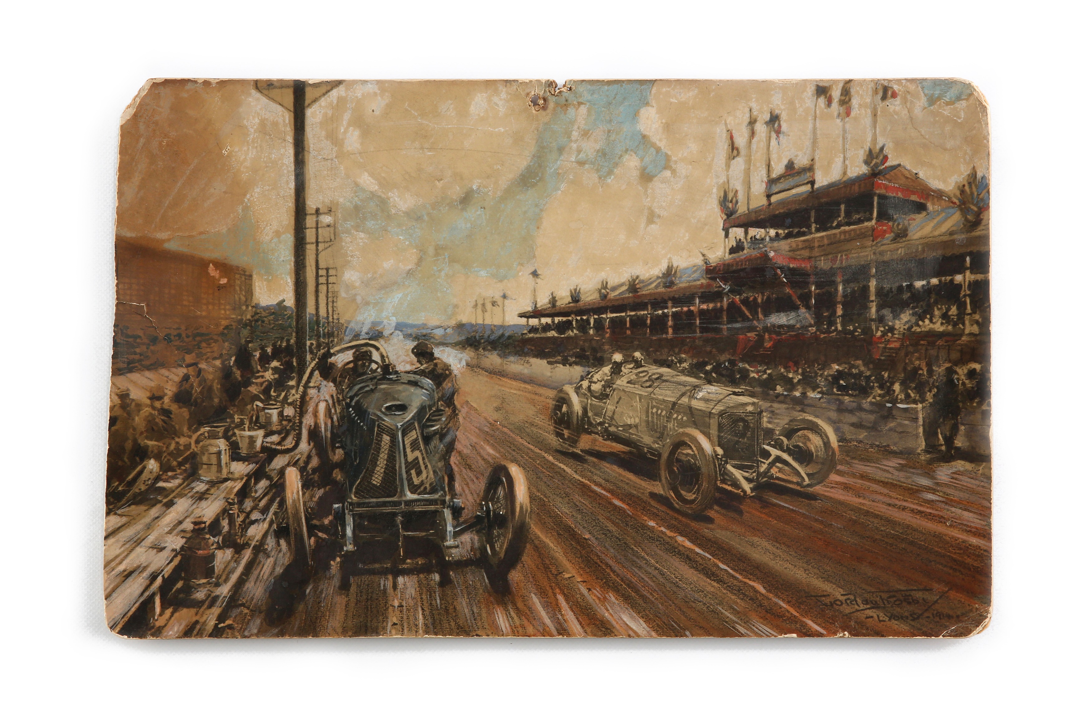 Lot 204 - F. Gordon-Crosby - French Grand Prix Lyon,