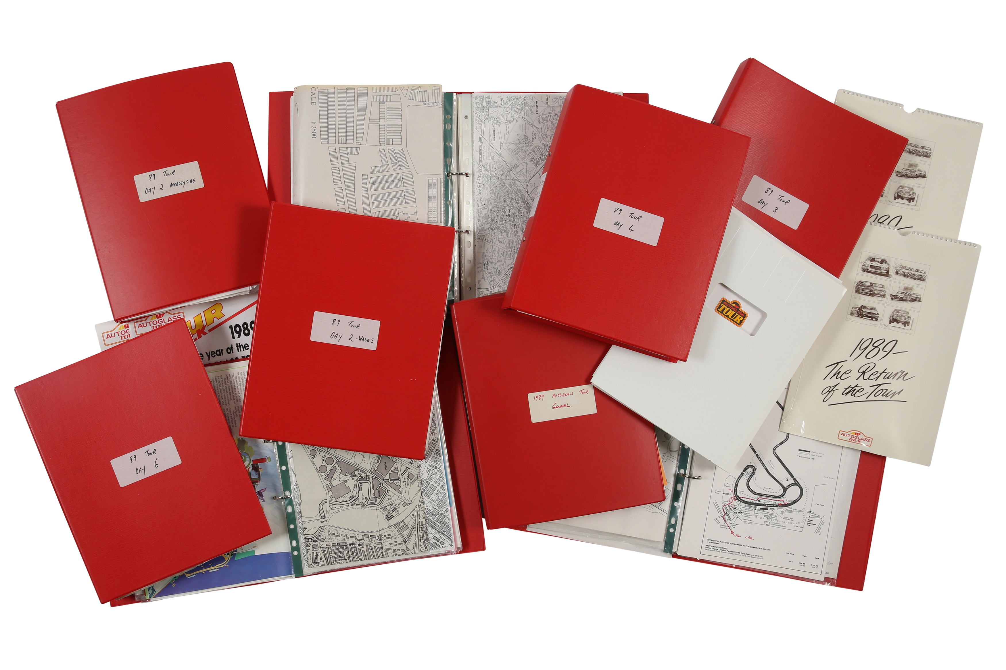 Lot 101 - Autoglass Tour Rallying Paperwork