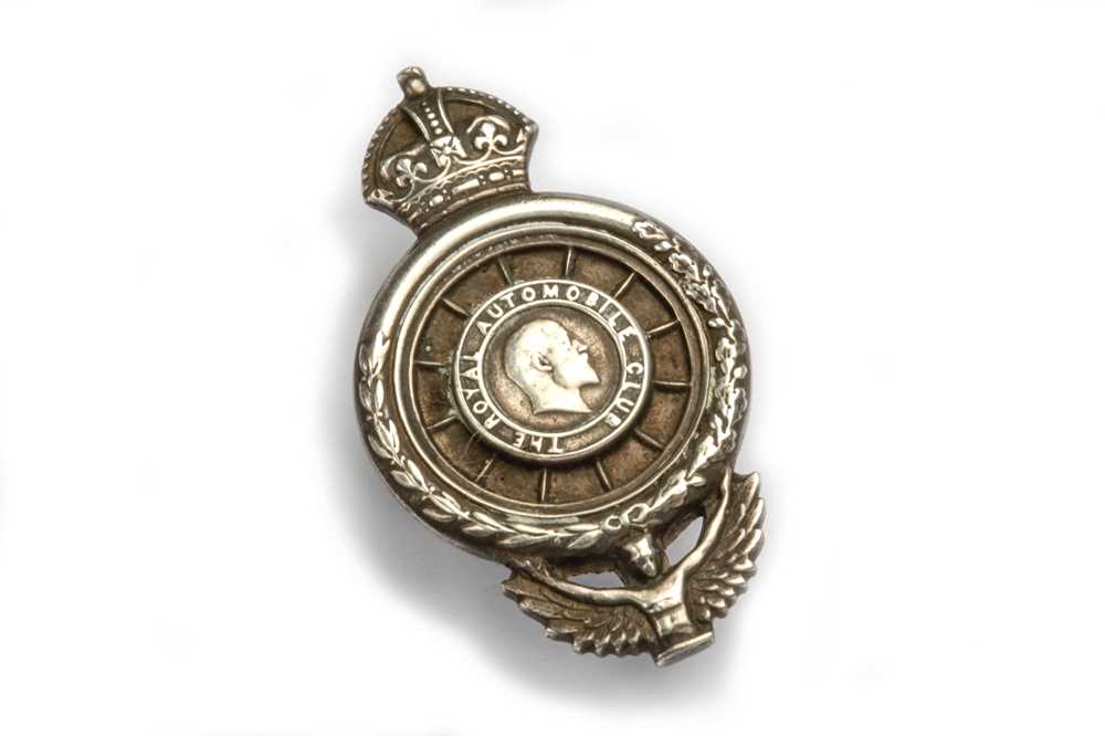 Lot 178 - A Large and Early Silver-Plated RAC Royal