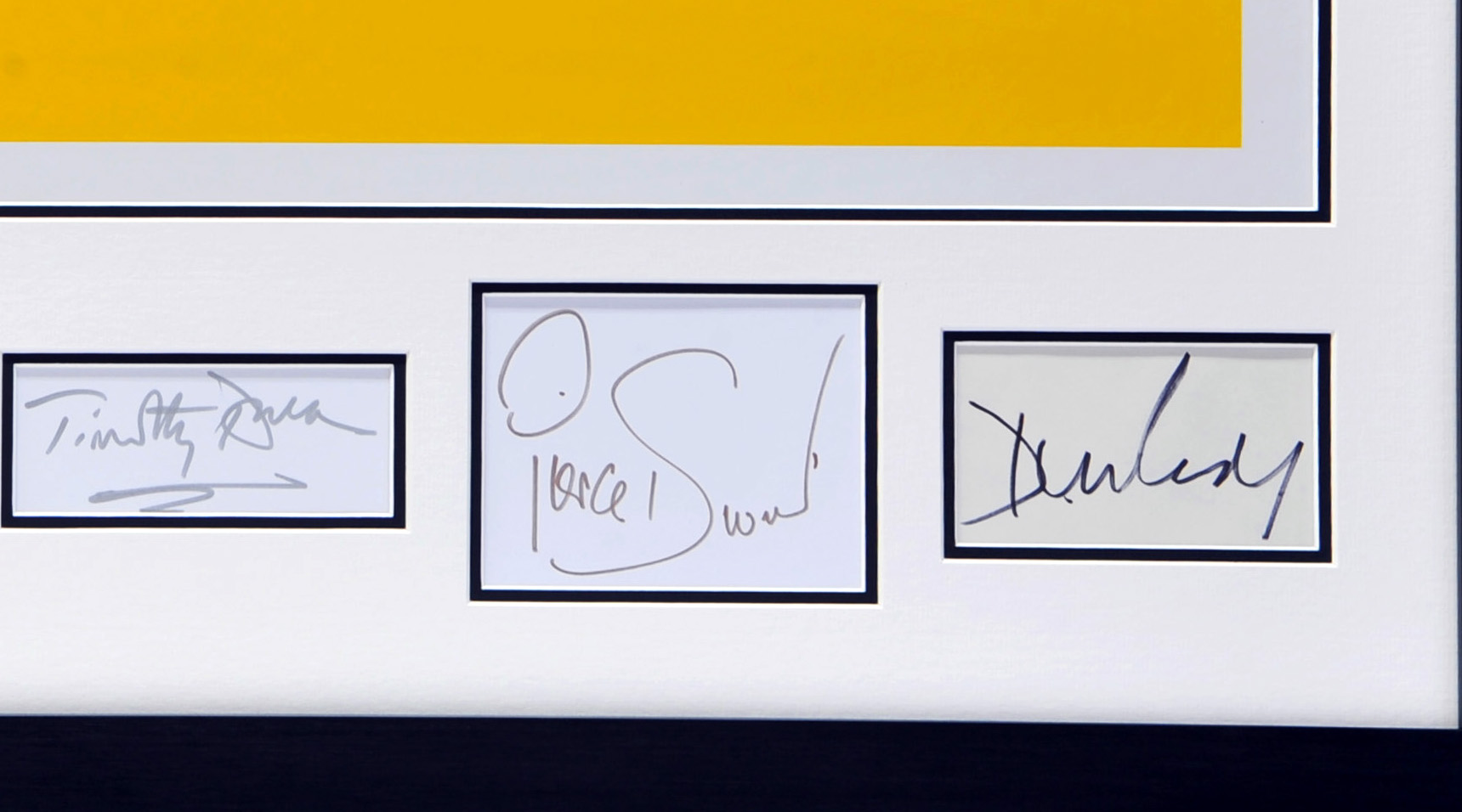 Lot 78 - A Large Tribute to James Bond Autograph