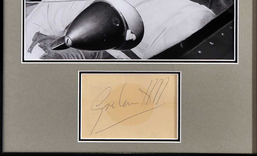 Lot 98 - Graham Hill Autograph Presentation (1929
