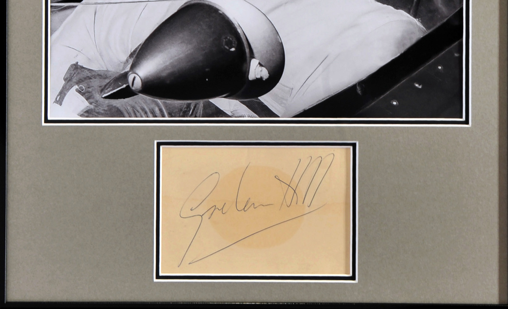 Lot 98 - Graham Hill Autograph Presentation (1929