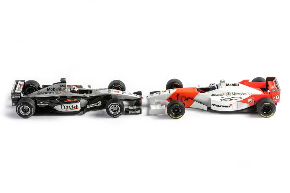 Lot 659 - Two Signed 1:18 Scale Formula One Models by