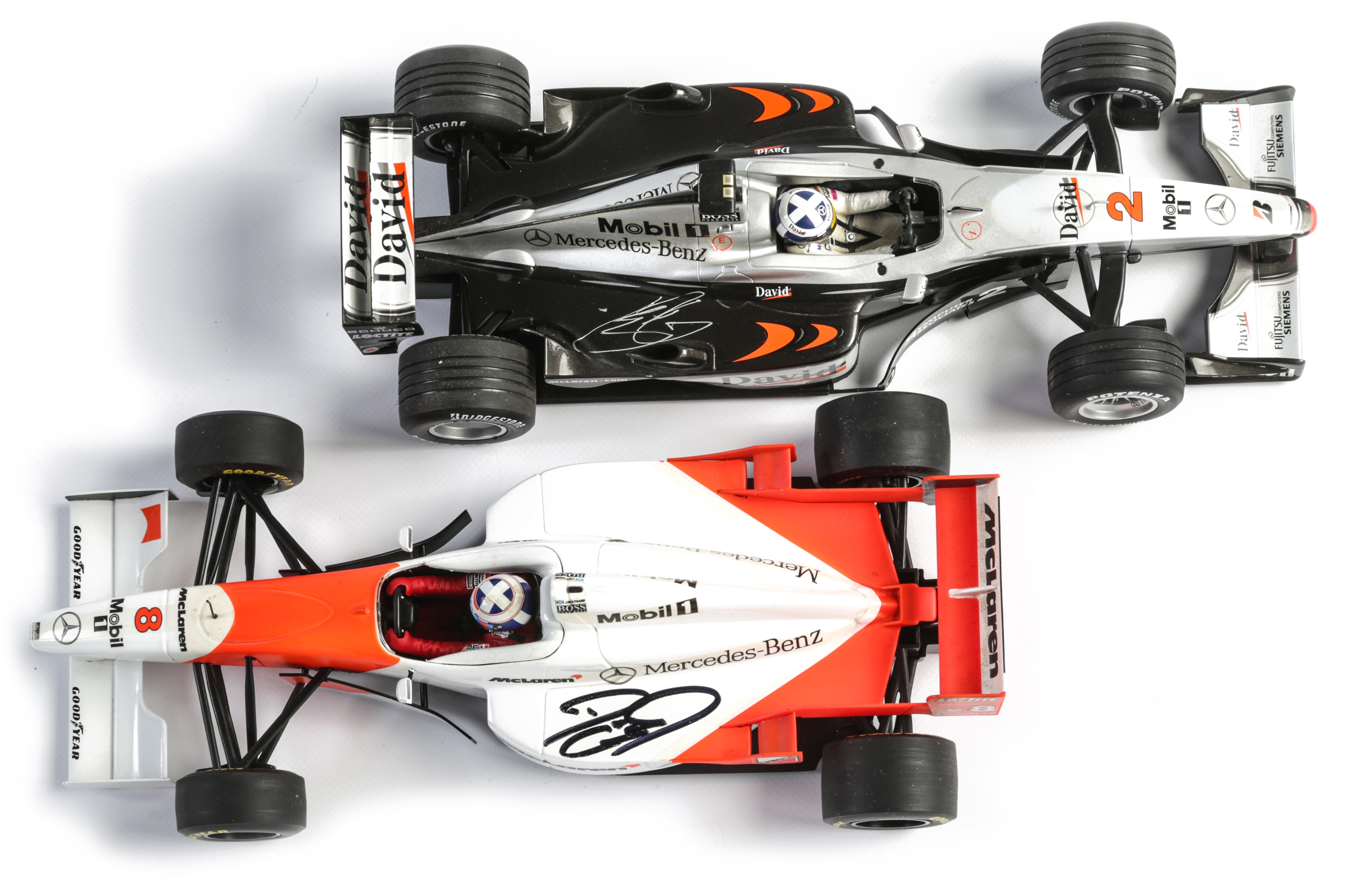 Lot 659 - Two Signed 1:18 Scale Formula One Models by