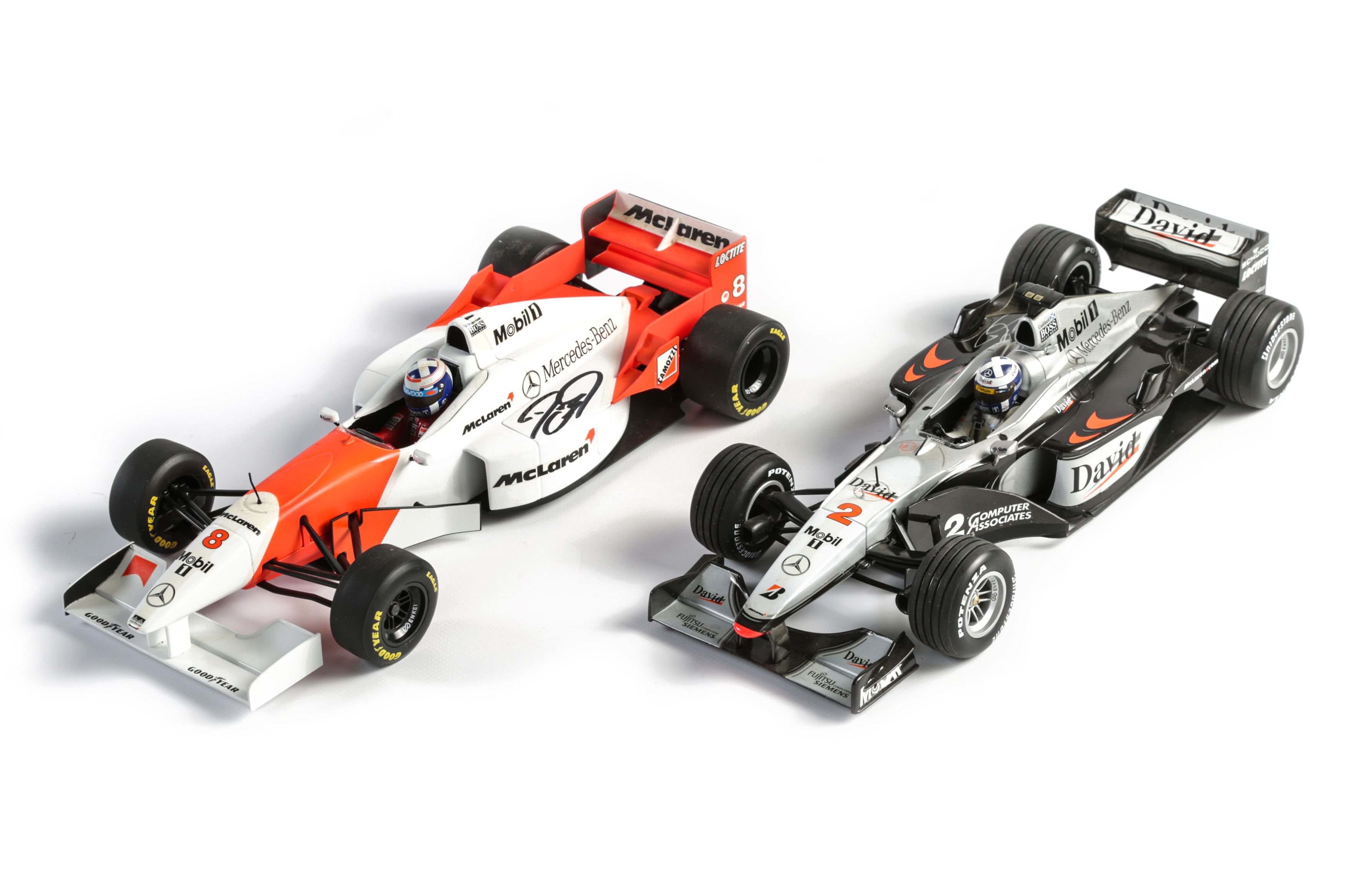Lot 659 - Two Signed 1:18 Scale Formula One Models by