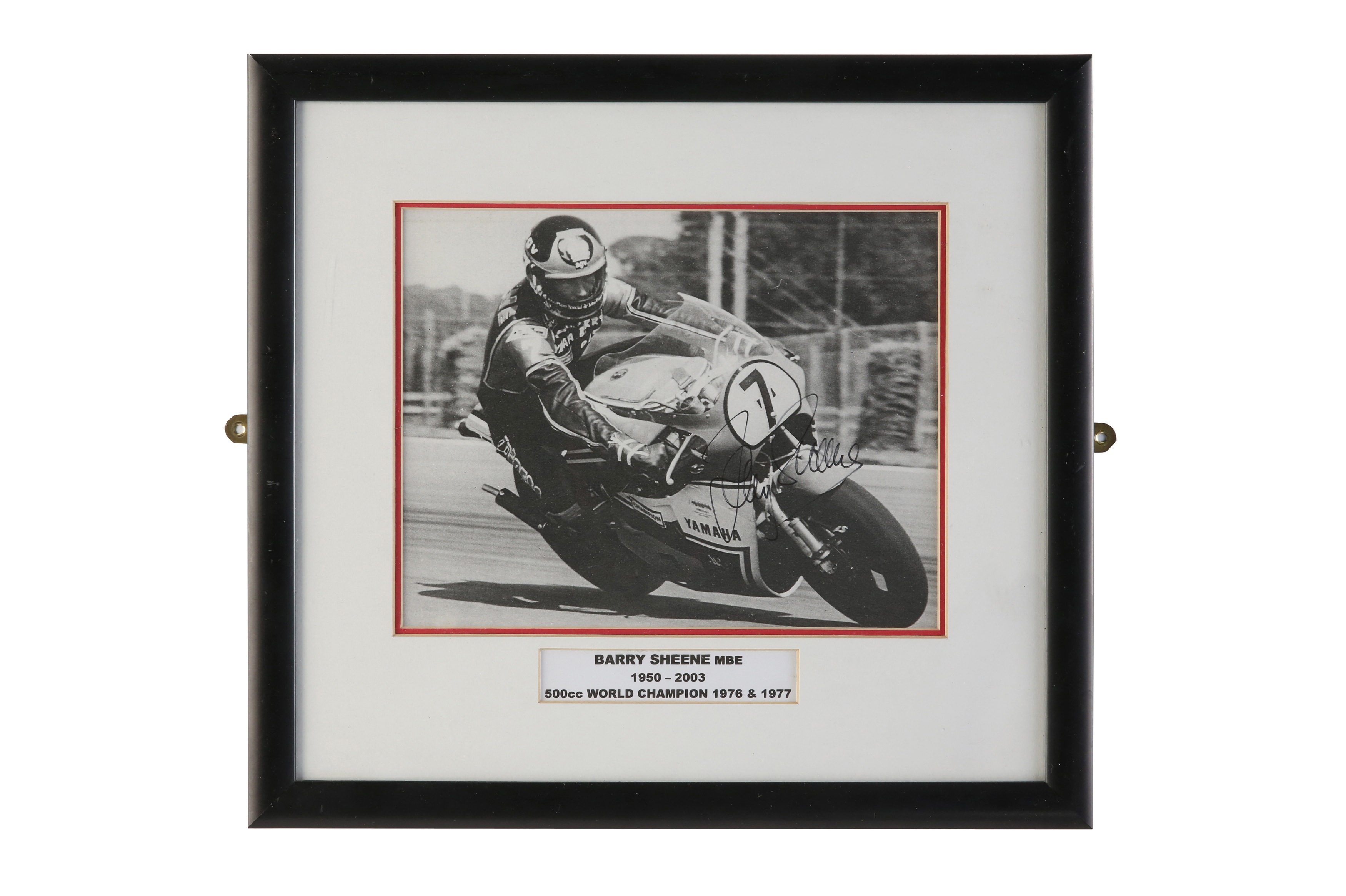 Lot 701 - Barry Sheene Signed Photographic Print