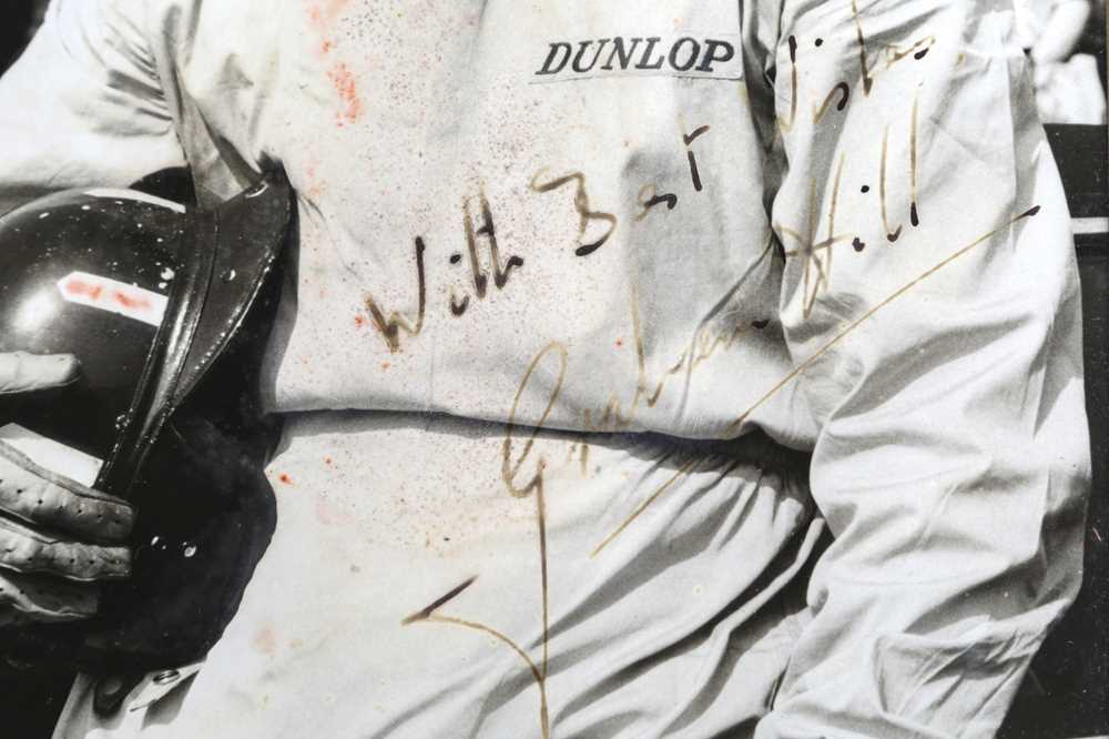 Lot 724 - Graham Hill Signed Large-Format Monochrome