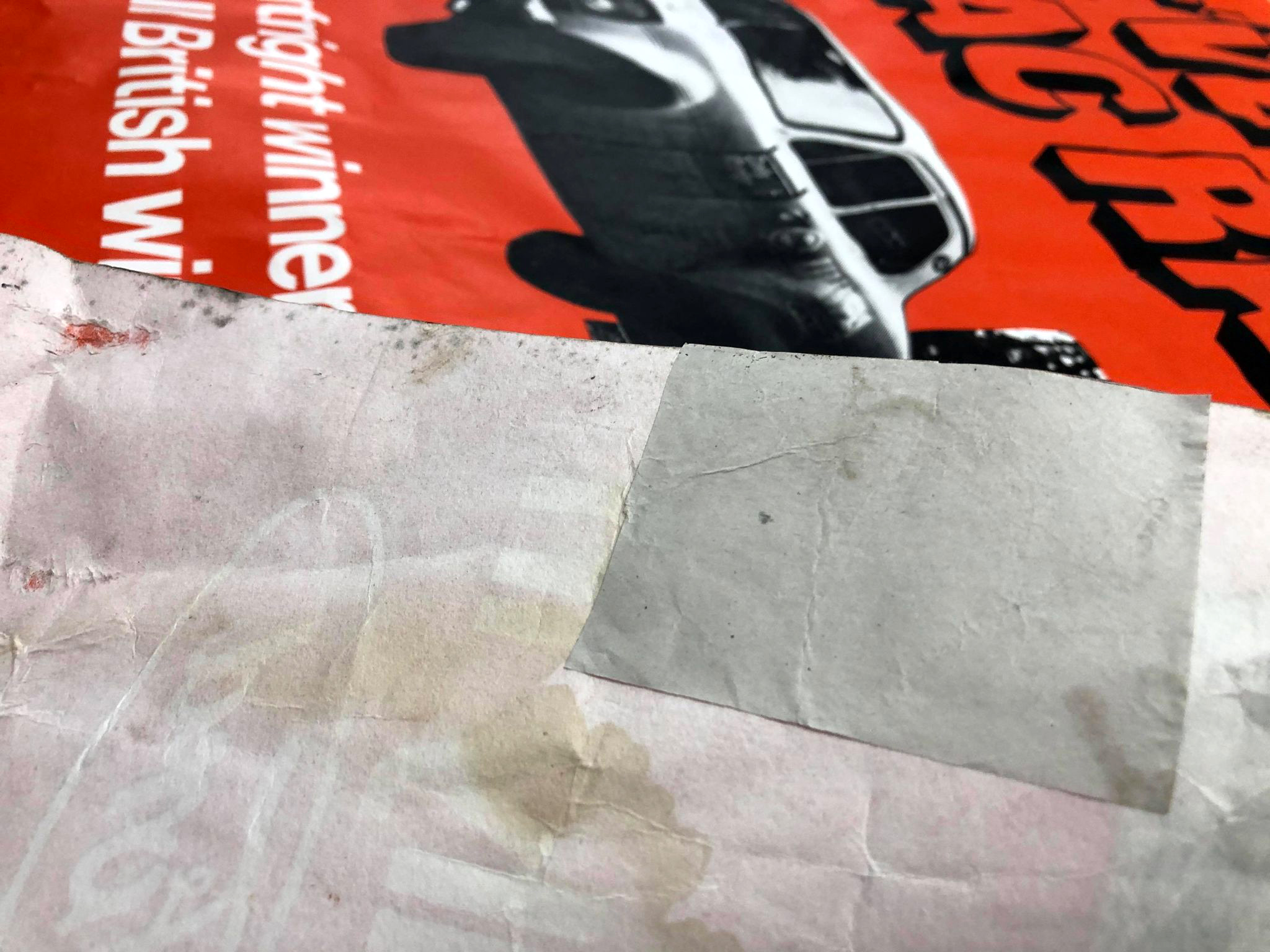 Lot 139 - A Large Ford Escort RAC Rally Victory Poster