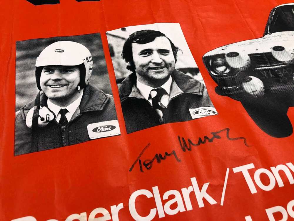 Lot 139 - A Large Ford Escort RAC Rally Victory Poster
