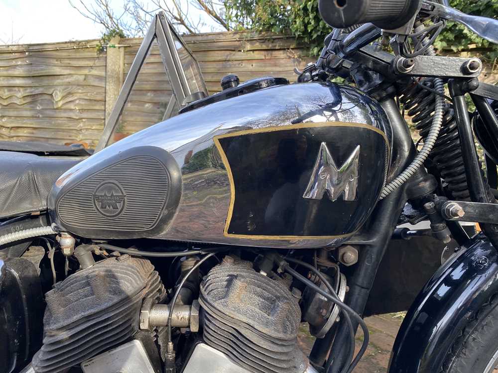 Lot 66 - 1937 Matchless Model X