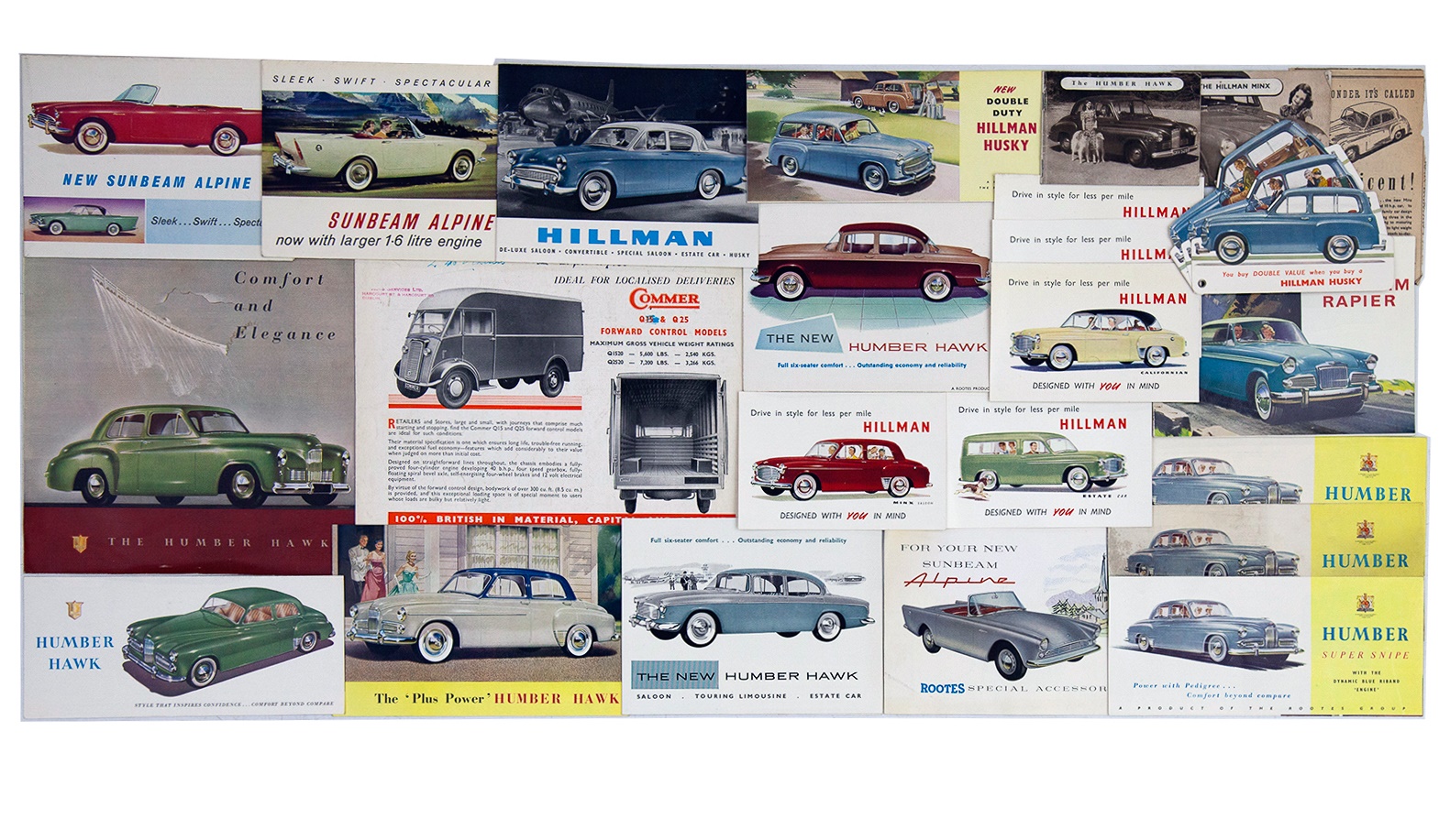 Lot 5 - Quantity of Rootes Group Sales Brochures