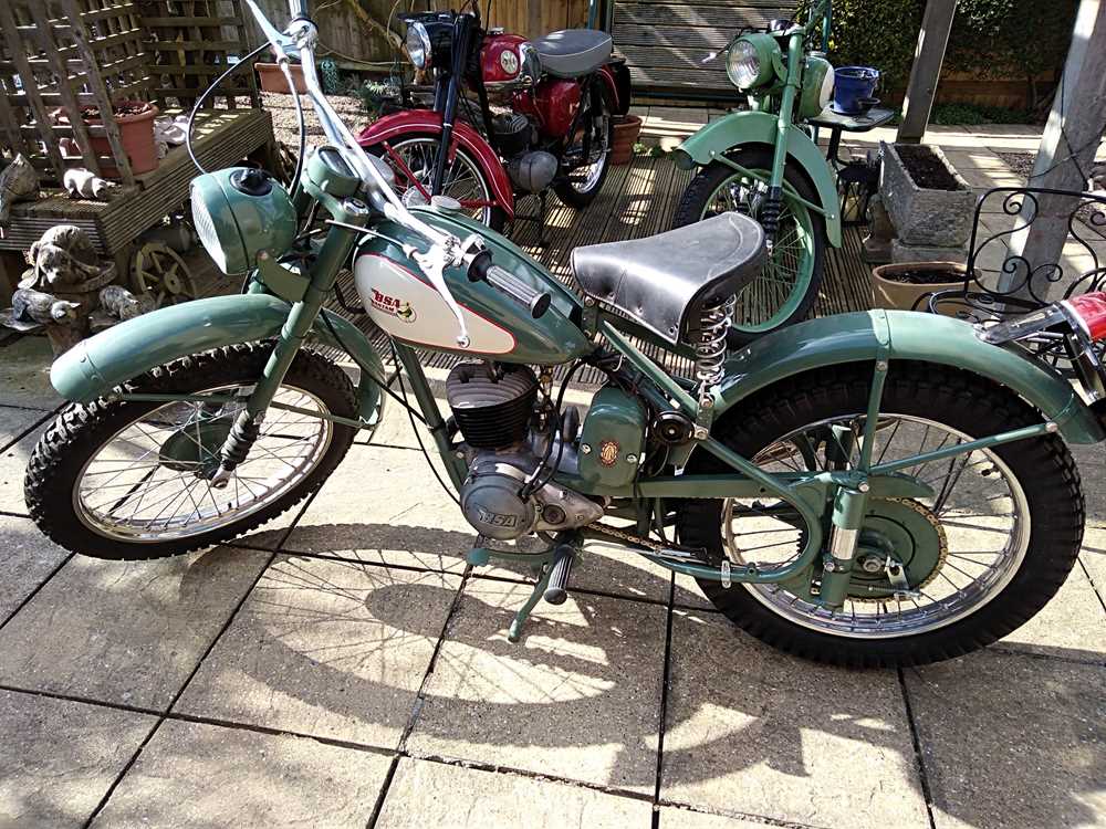 Lot 127 - c.1960 BSA Bantam D1 Trials Rep