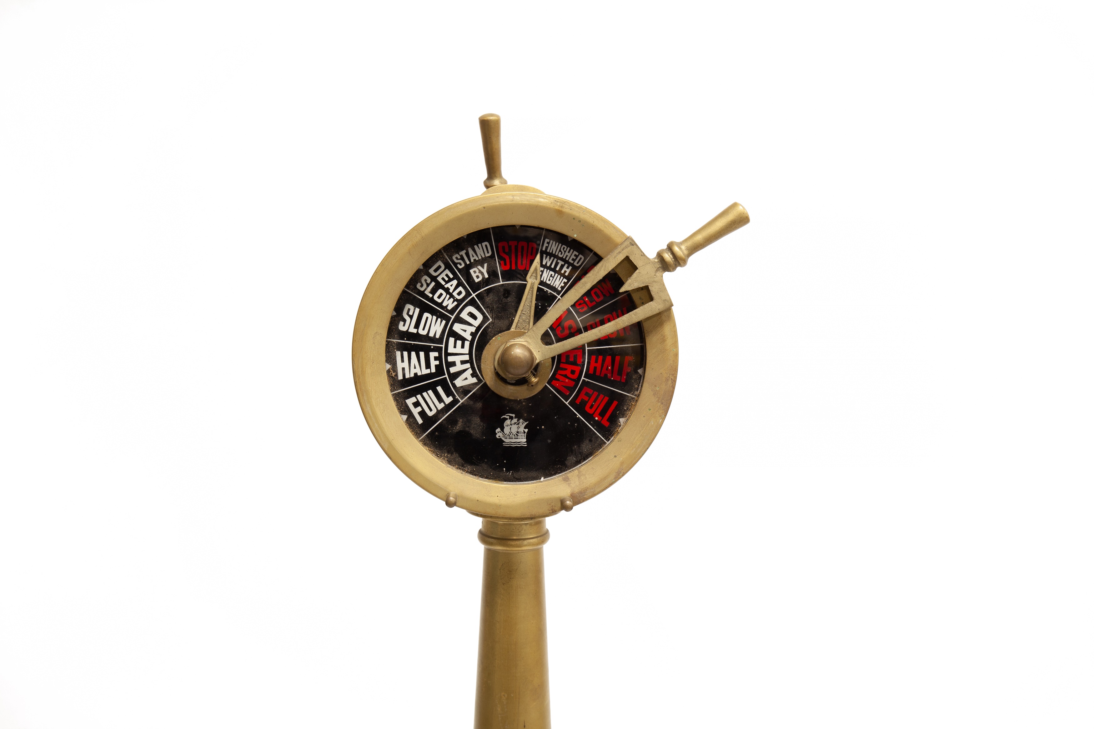 Lot 119 - A Large Bronze Marine Engine Order Telegraph