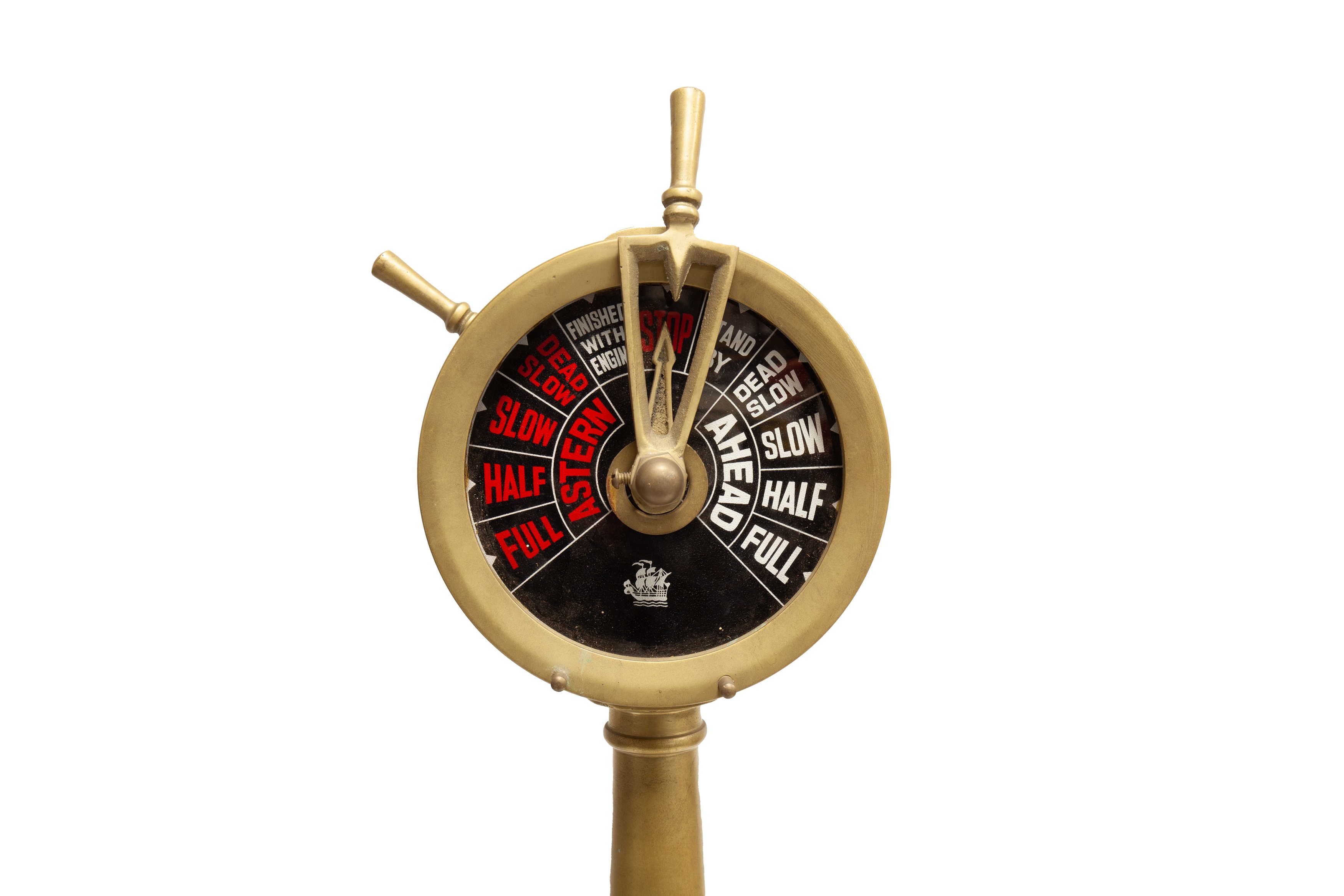 Lot 119 - A Large Bronze Marine Engine Order Telegraph