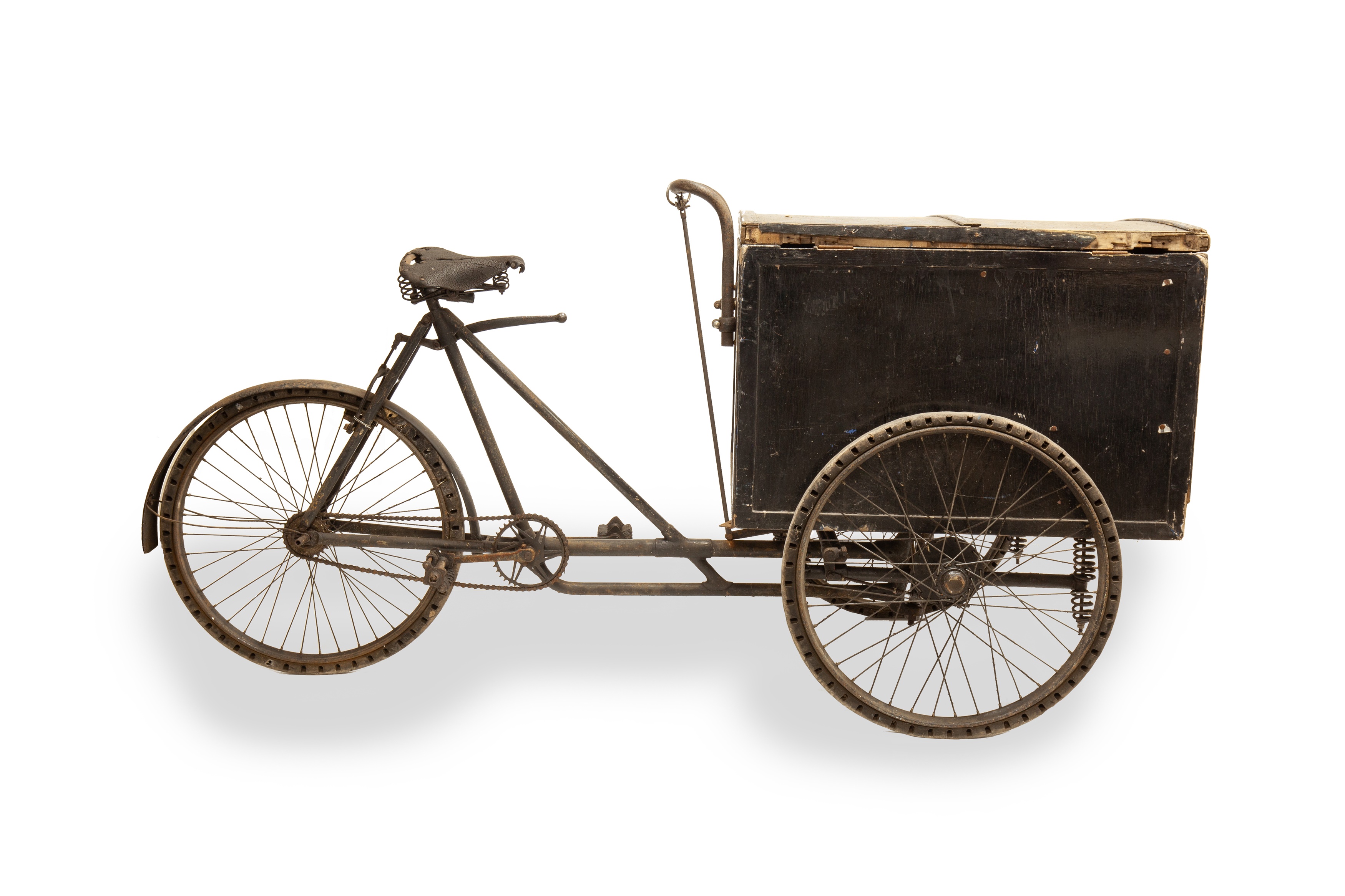 Lot 127 - An Unusual Solid-Tyre Delivery Tricycle