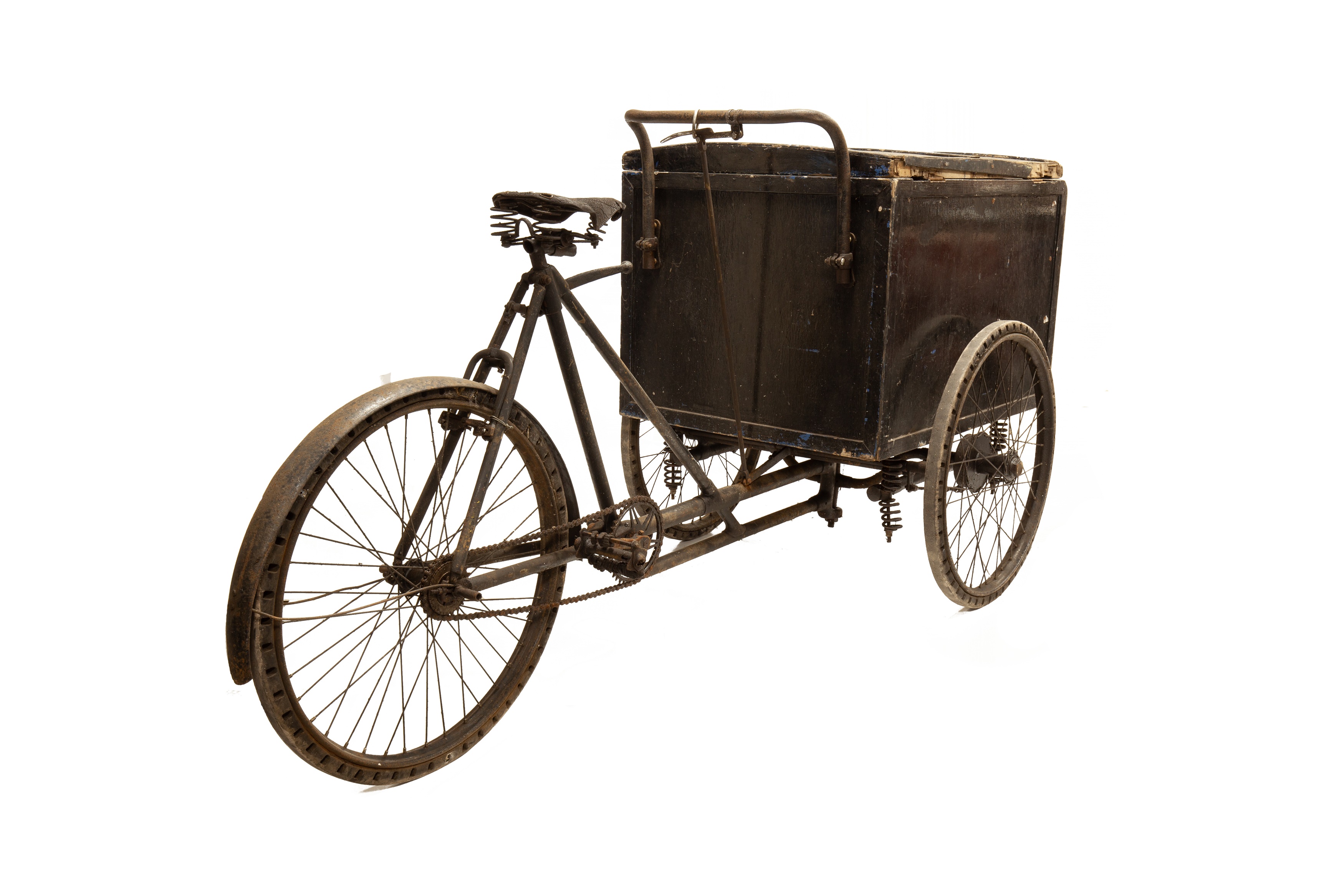 Lot 127 - An Unusual Solid-Tyre Delivery Tricycle