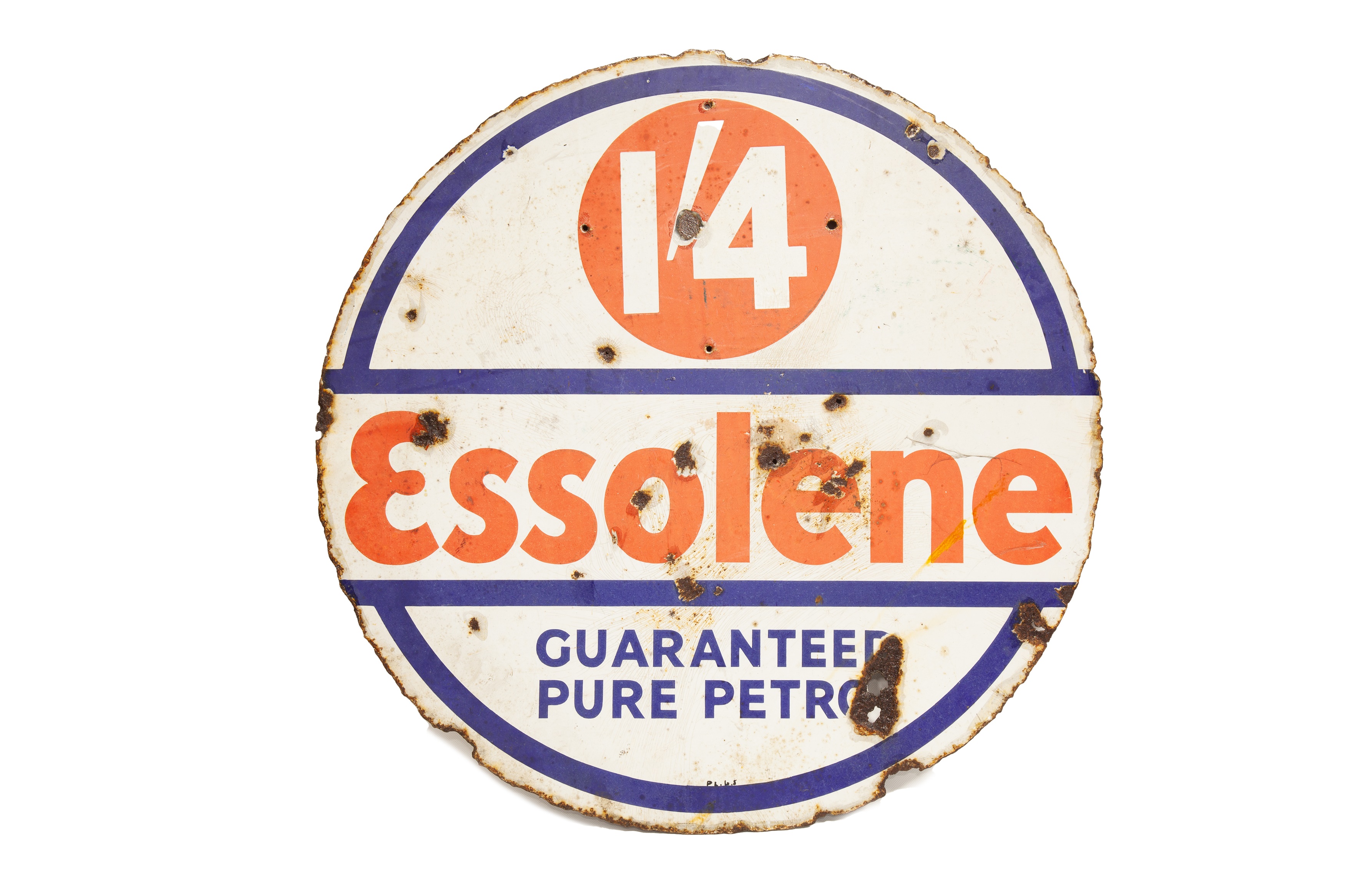 Lot 30 - Esso 'Essolene' Enamel Sign