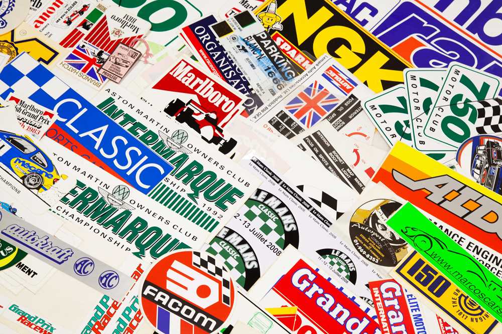 Lot 230 - Quantity of Motorsport and Rally Decals