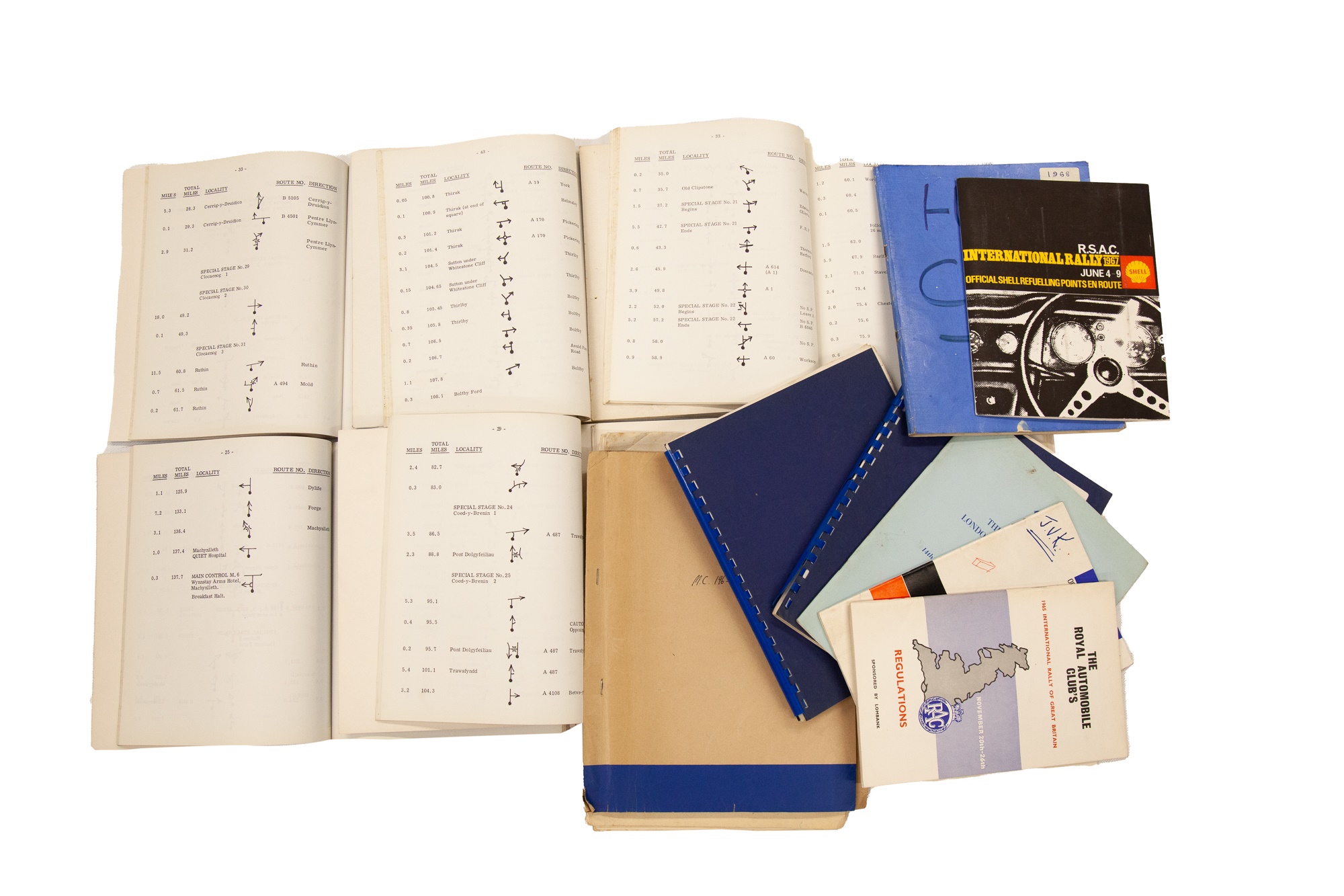 Lot 243 - RAC Rally Programmes, Booklets, Roadbooks