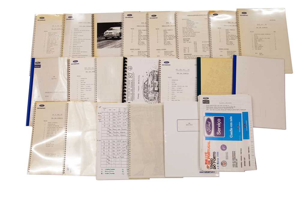 Lot 251 - Ford Motorsport Rally Competitors Booklets,