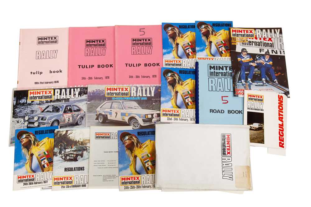 Lot 288 - Quantity of British Rallying Paperwork