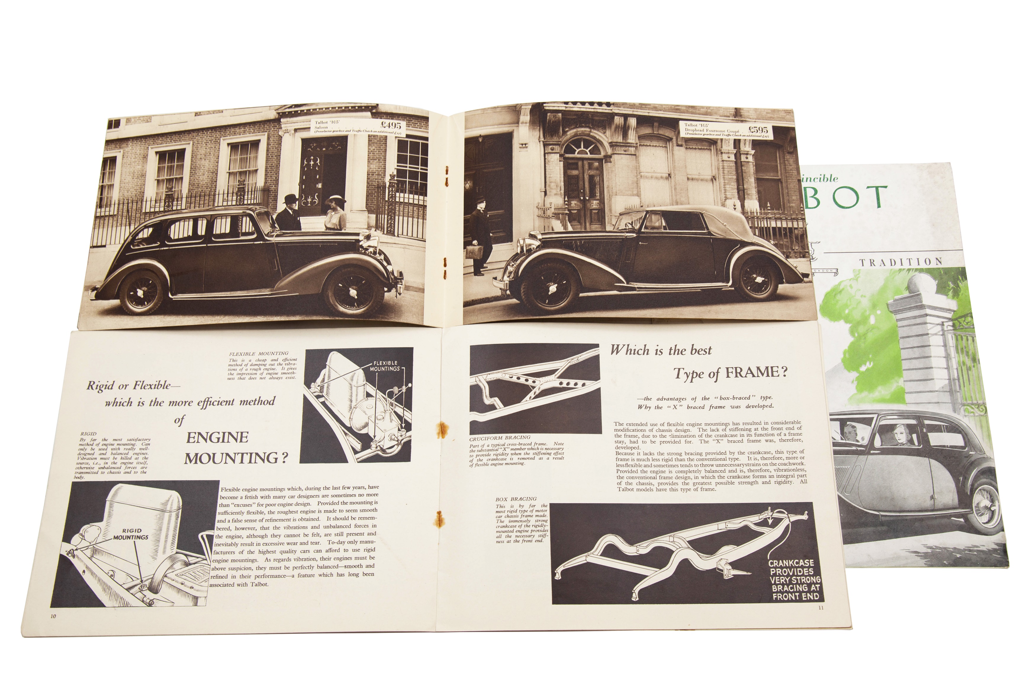 Lot 305 - Three Pre-War Talbot Sales Brochures