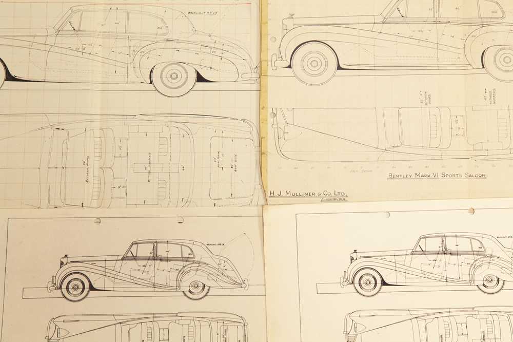 Lot 308 - Four Period Blueprint-Type Technical