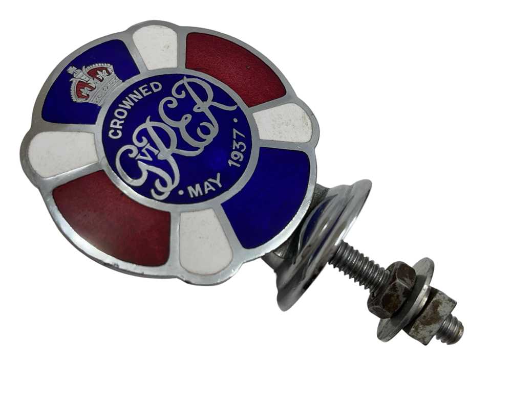 Lot 633 - Chrome-Plated and Enamelled Royal Coronation