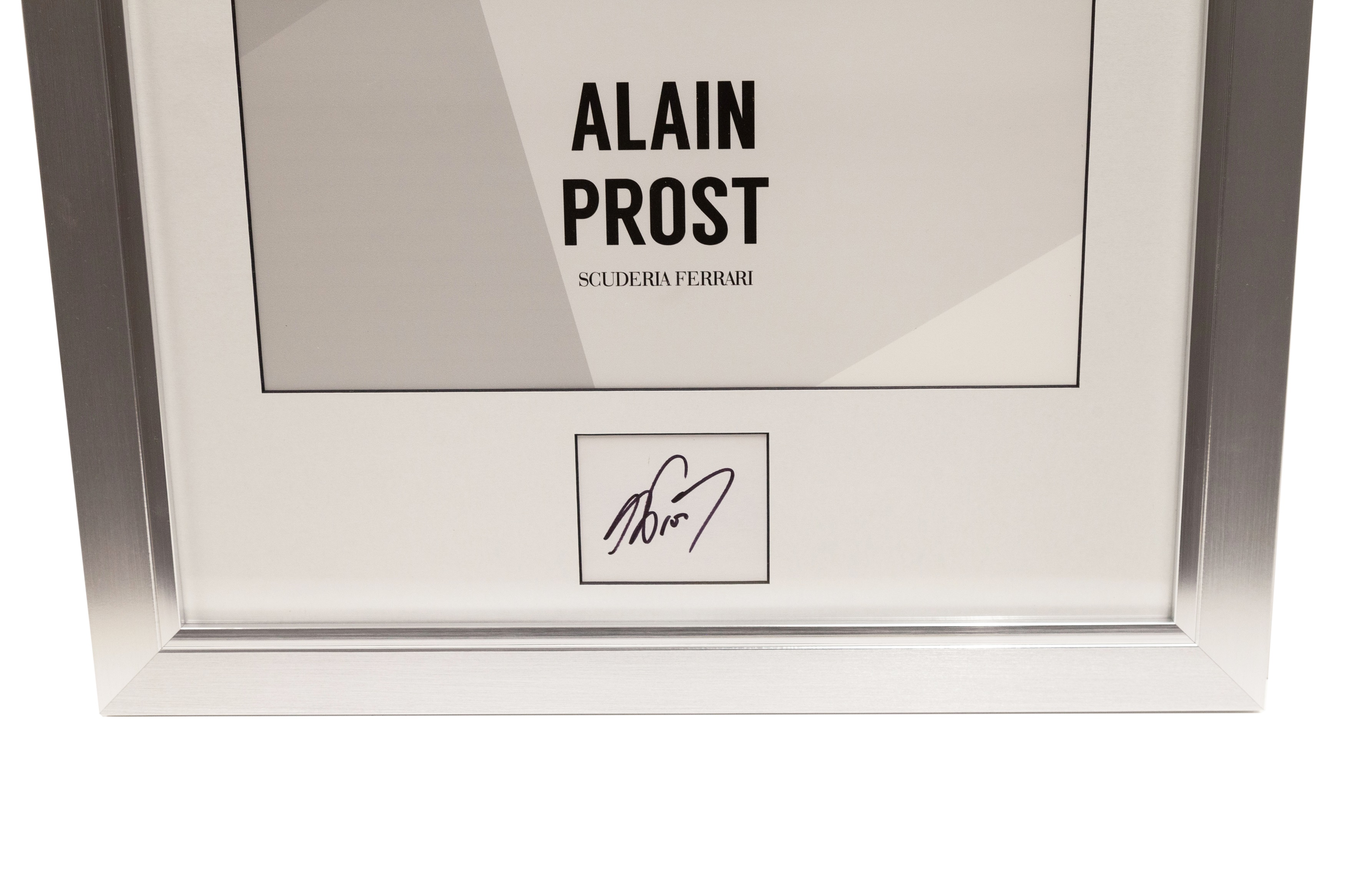 Lot 465 - Alain Prost Autograph Presentation